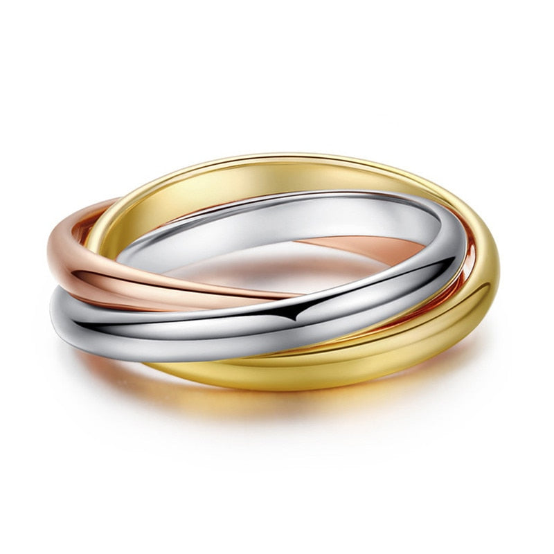 Triple Band Anxiety Fidget Ring – Soothe Rings