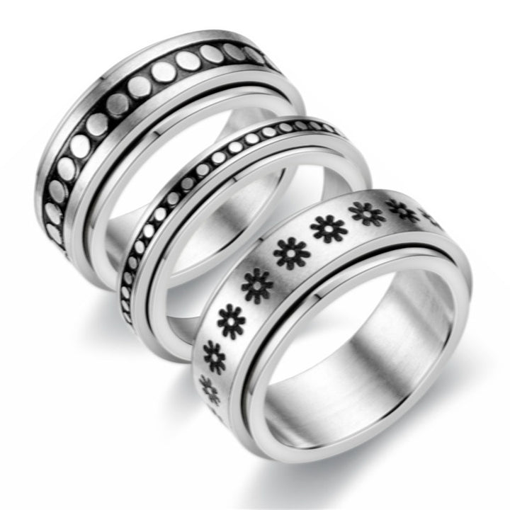 North Star Anxiety Fidget Ring - Adjustable – Soothe Rings